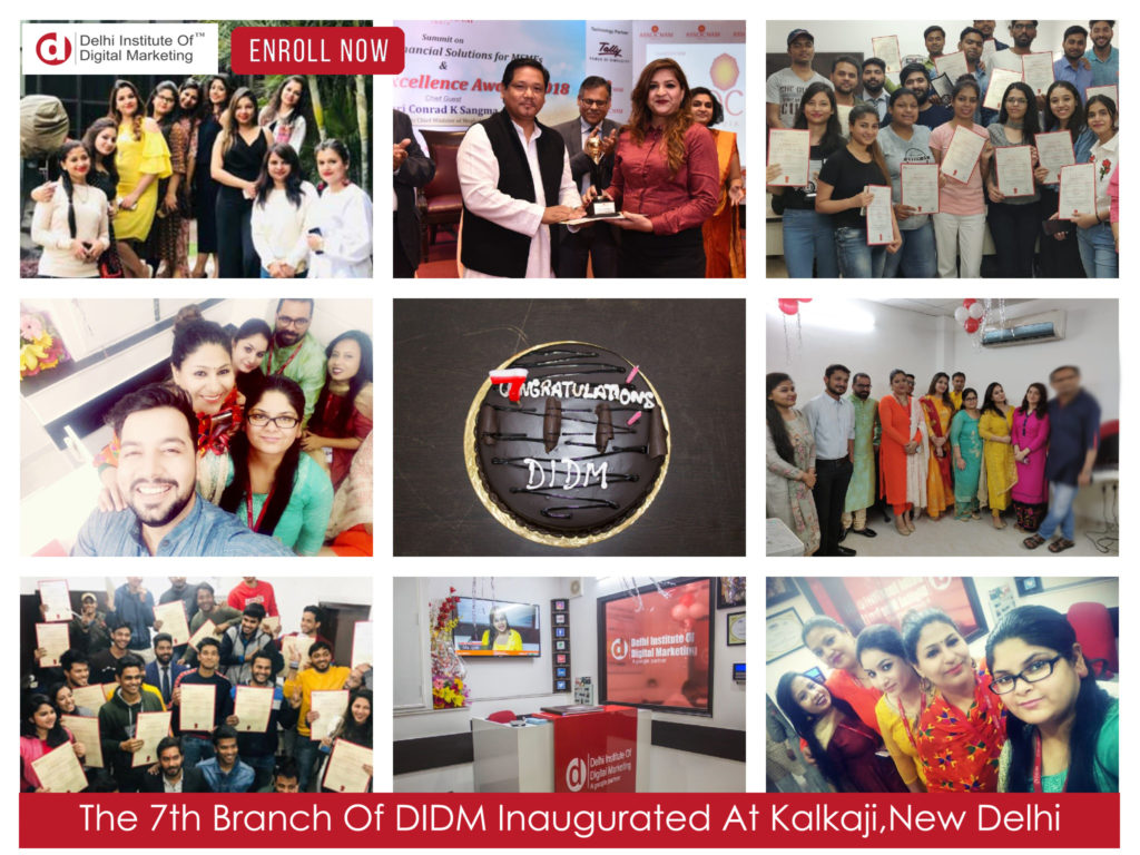 DIDM Opens Up a New Branch of Digital Marketing Institute in Kalkaji ...